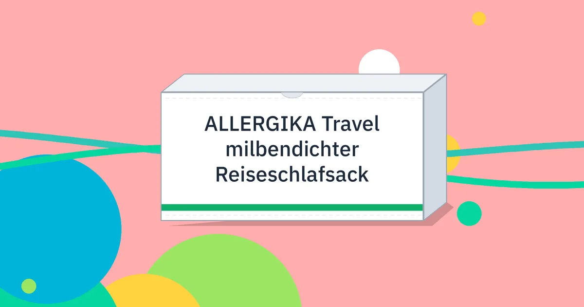 Symbolbild: Packung mit der Aufschrift ALLERGIKA Travel milbendichter Reiseschlafsack (PZN 06443017) – Verfügbarkeit und Bezug in Apotheken in Frankfurt am Main