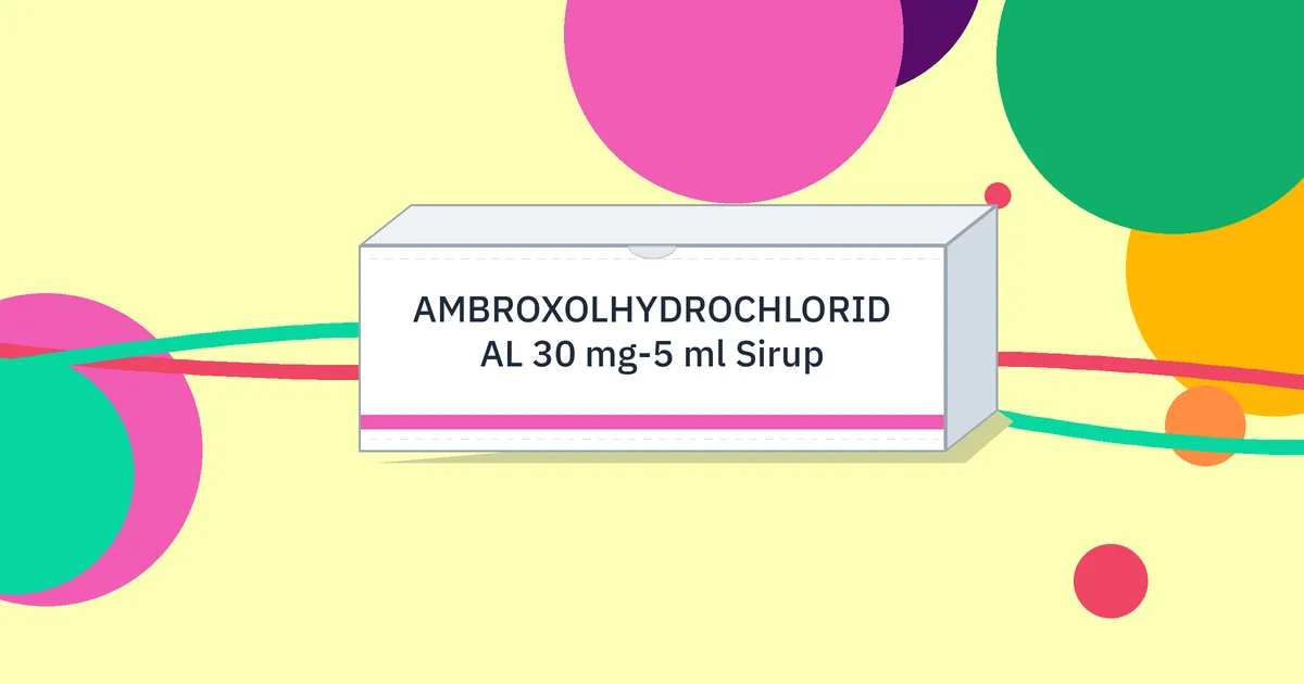 Symbolbild: Packung mit der Aufschrift AMBROXOLHYDROCHLORID AL 30 mg-5 ml Sirup (PZN 15235625) – Verfügbarkeit und Bezug in Apotheken in Frankfurt am Main