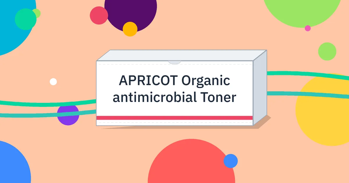Symbolbild: Packung mit der Aufschrift APRICOT Organic antimicrobial Toner (PZN 17419476) – Verfügbarkeit und Bezug in Apotheken in Frankfurt am Main