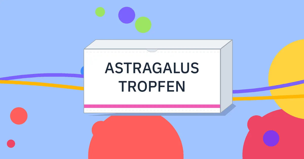 Symbolbild: Packung mit der Aufschrift ASTRAGALUS TROPFEN (PZN 00254373) – Verfügbarkeit und Bezug in Apotheken in Frankfurt am Main