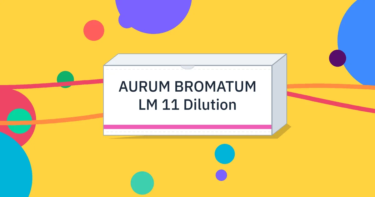 Symbolbild: Packung mit der Aufschrift AURUM BROMATUM LM 11 Dilution (PZN 12783757) – Verfügbarkeit und Bezug in Apotheken in Frankfurt am Main