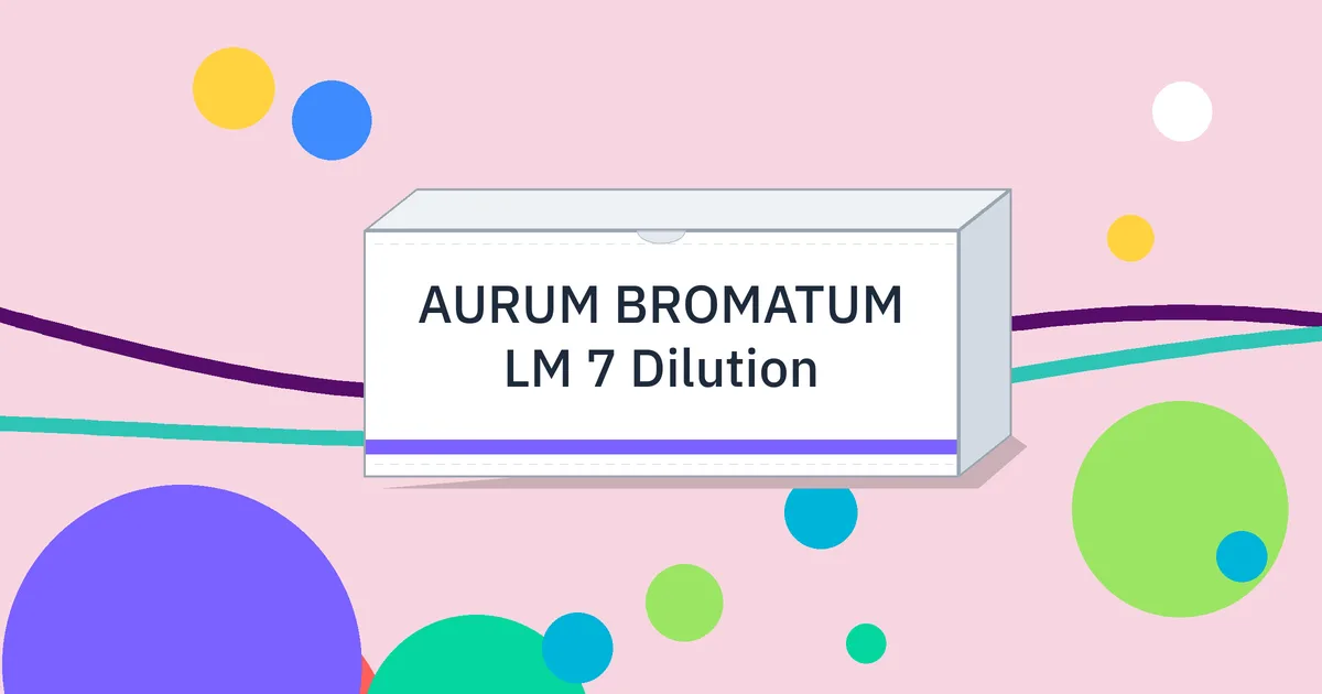 Symbolbild: Packung mit der Aufschrift AURUM BROMATUM LM 7 Dilution (PZN 12783711) – Verfügbarkeit und Bezug in Apotheken in Frankfurt am Main