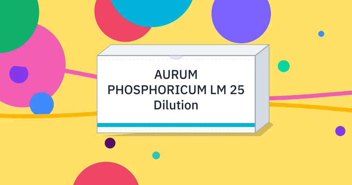 Symbolbild: Packung mit der Aufschrift AURUM PHOSPHORICUM LM 25 Dilution (PZN 13755059) – Verfügbarkeit und Bezug in Apotheken in Frankfurt am Main