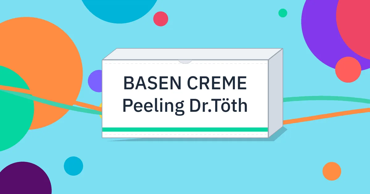 Symbolbild: Packung mit der Aufschrift BASEN CREME Peeling Dr.Töth (PZN 19268544) – Verfügbarkeit und Bezug in Apotheken in Frankfurt am Main