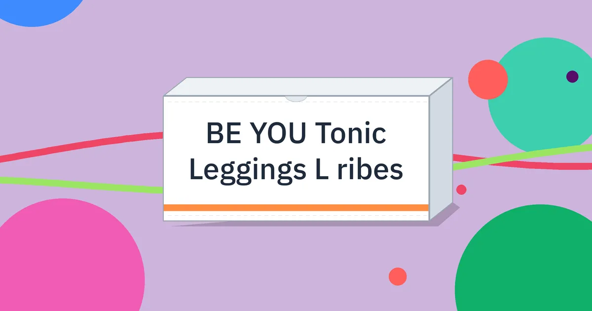 Symbolbild: Packung mit der Aufschrift BE YOU Tonic Leggings L ribes (PZN 19721601) – Verfügbarkeit und Bezug in Apotheken in Frankfurt am Main
