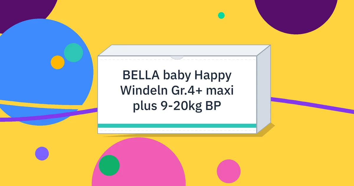 Symbolbild: Packung mit der Aufschrift BELLA baby Happy Windeln Gr.4+ maxi plus 9-20kg BP (PZN 15209898) – Verfügbarkeit und Bezug in Apotheken in Frankfurt am Main