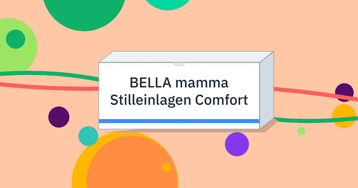 Symbolbild: Packung mit der Aufschrift BELLA mamma Stilleinlagen Comfort (PZN 11348255) – Verfügbarkeit und Bezug in Apotheken in Frankfurt am Main