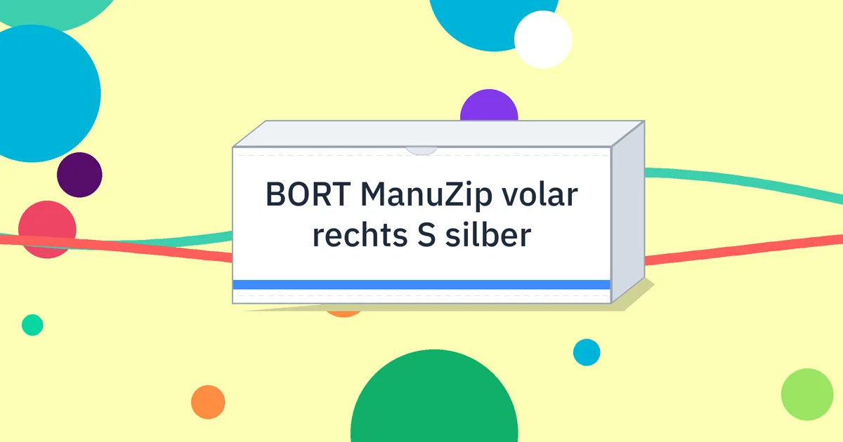 Symbolbild: Packung mit der Aufschrift BORT ManuZip volar rechts S silber (PZN 05872118) – Verfügbarkeit und Bezug in Apotheken in Frankfurt am Main