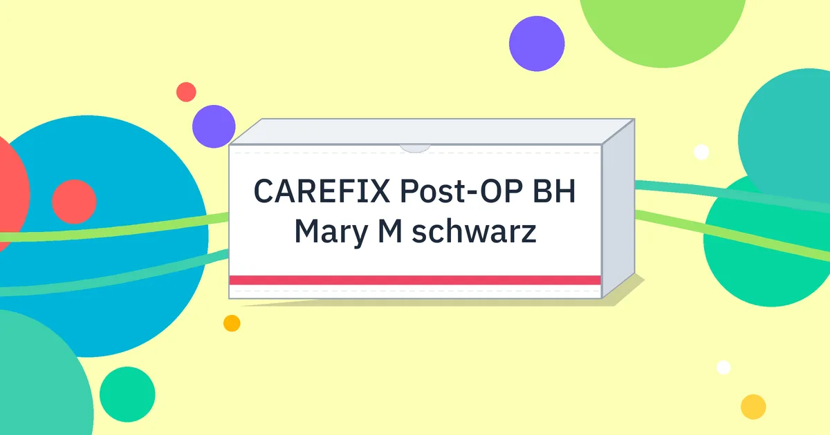 Symbolbild: Packung mit der Aufschrift CAREFIX Post-OP BH Mary M schwarz (PZN 11583766) – Verfügbarkeit und Bezug in Apotheken in Frankfurt am Main