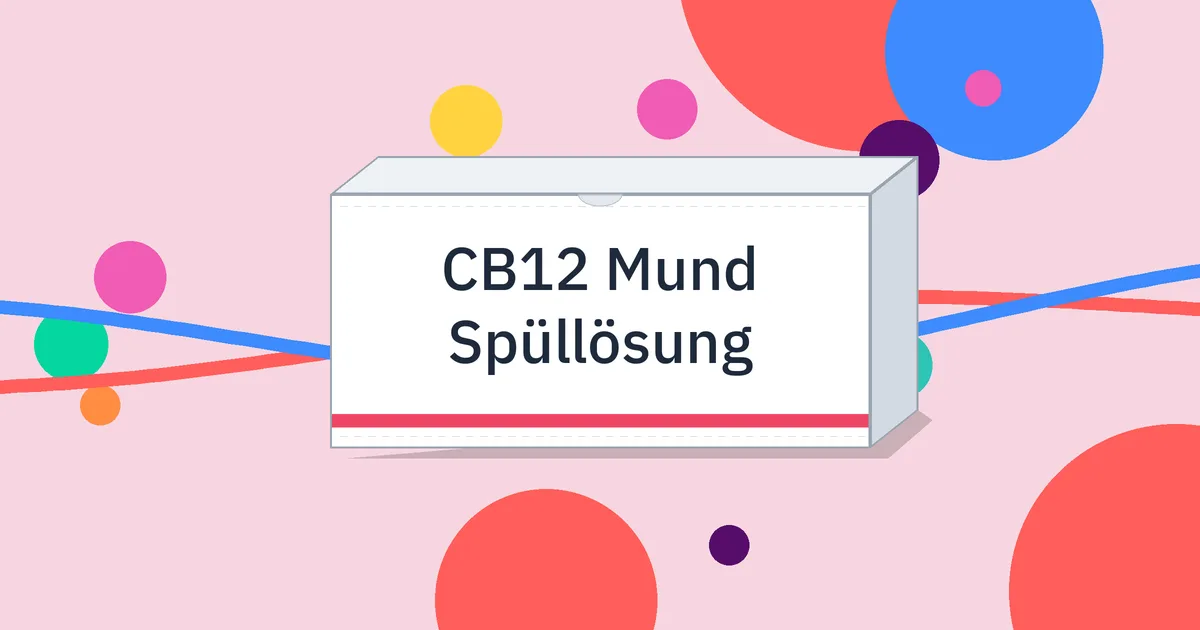Symbolbild: Packung mit der Aufschrift CB12 Mund Spüllösung (PZN 10115164) – Verfügbarkeit und Bezug in Apotheken in Frankfurt am Main