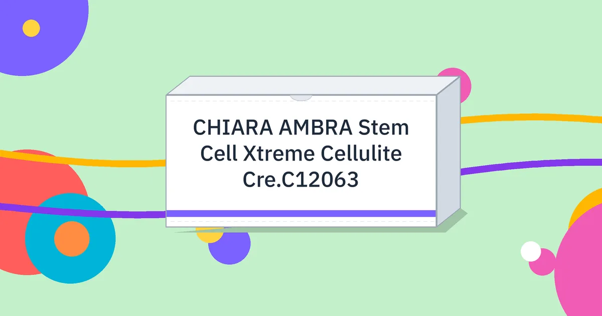 Symbolbild: Packung mit der Aufschrift CHIARA AMBRA Stem Cell Xtreme Cellulite Cre.C12063 (PZN 07677645) – Verfügbarkeit und Bezug in Apotheken in Frankfurt am Main