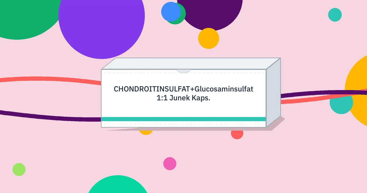 Symbolbild: Packung mit der Aufschrift CHONDROITINSULFAT+Glucosaminsulfat 1:1 Junek Kaps. (PZN 01099408) – Verfügbarkeit und Bezug in Apotheken in Frankfurt am Main