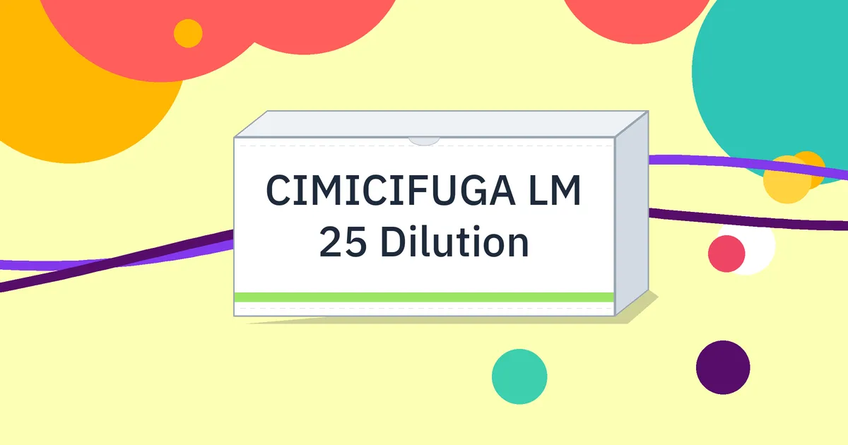 Symbolbild: Packung mit der Aufschrift CIMICIFUGA LM 25 Dilution (PZN 12819248) – Verfügbarkeit und Bezug in Apotheken in Frankfurt am Main