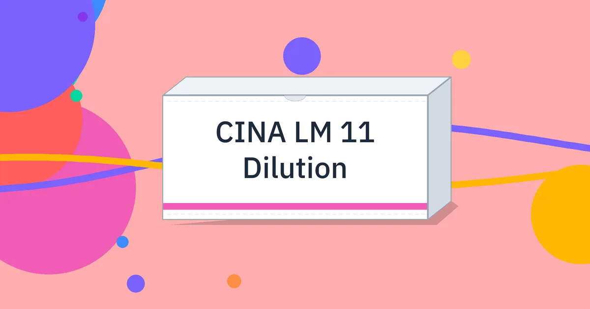Symbolbild: Packung mit der Aufschrift CINA LM 11 Dilution (PZN 12819509) – Verfügbarkeit und Bezug in Apotheken in Frankfurt am Main