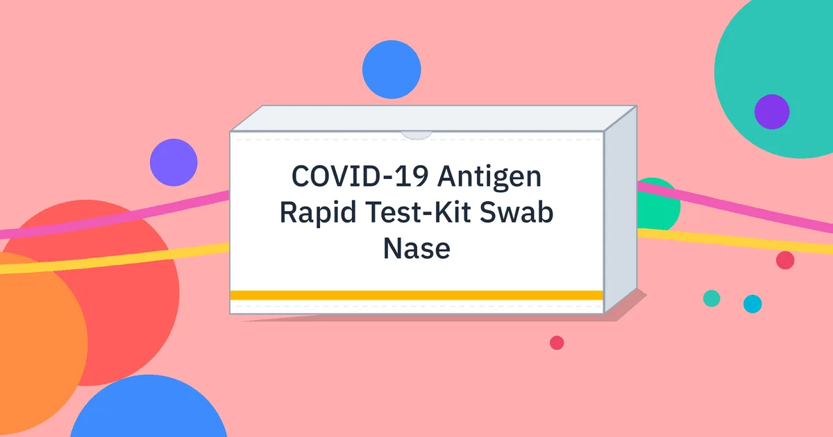 Symbolbild: Packung mit der Aufschrift COVID-19 Antigen Rapid Test-Kit Swab Nase (PZN 17868487) – Verfügbarkeit und Bezug in Apotheken in Frankfurt am Main