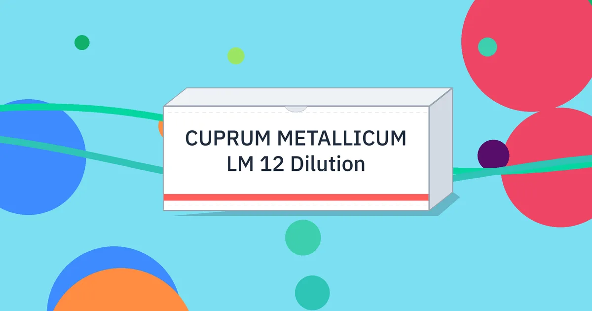 Symbolbild: Packung mit der Aufschrift CUPRUM METALLICUM LM 12 Dilution (PZN 07540248) – Verfügbarkeit und Bezug in Apotheken in Frankfurt am Main