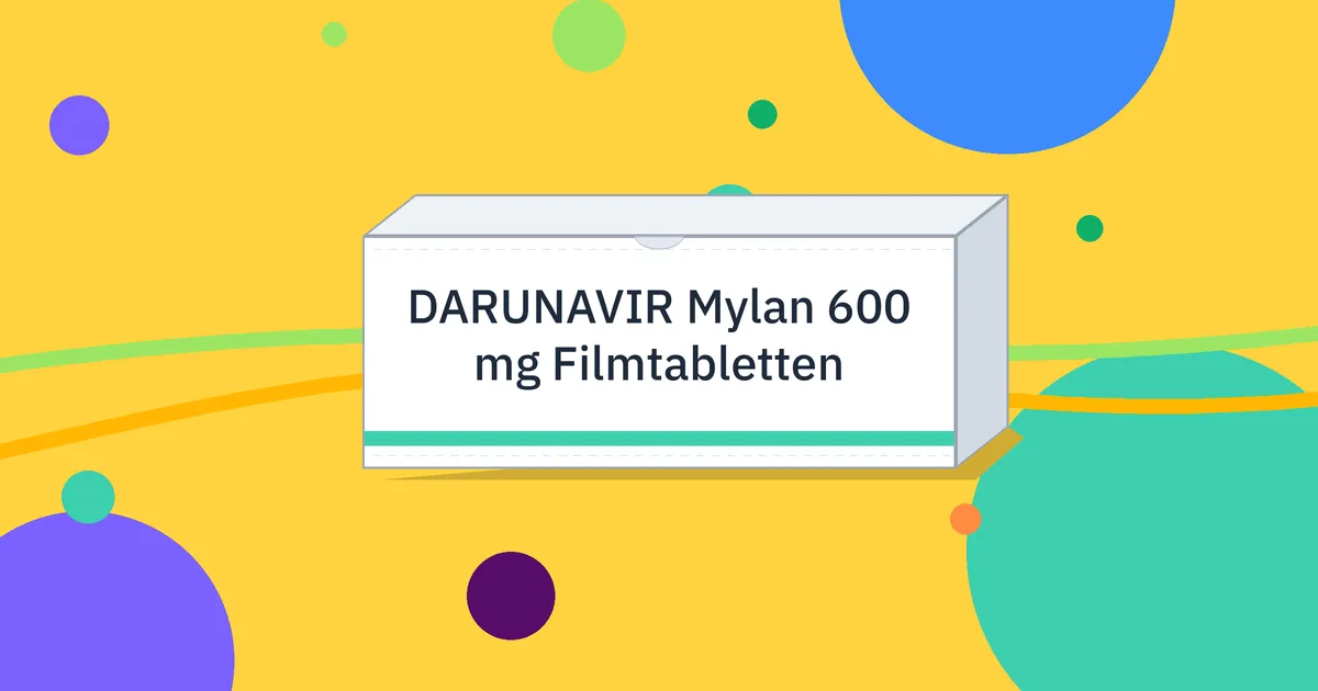 Symbolbild: Packung mit der Aufschrift DARUNAVIR Mylan 600 mg Filmtabletten (PZN 14322842) – Verfügbarkeit und Bezug in Apotheken in Frankfurt am Main