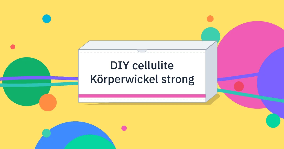 Symbolbild: Packung mit der Aufschrift DIY cellulite Körperwickel strong (PZN 18043642) – Verfügbarkeit und Bezug in Apotheken in Frankfurt am Main