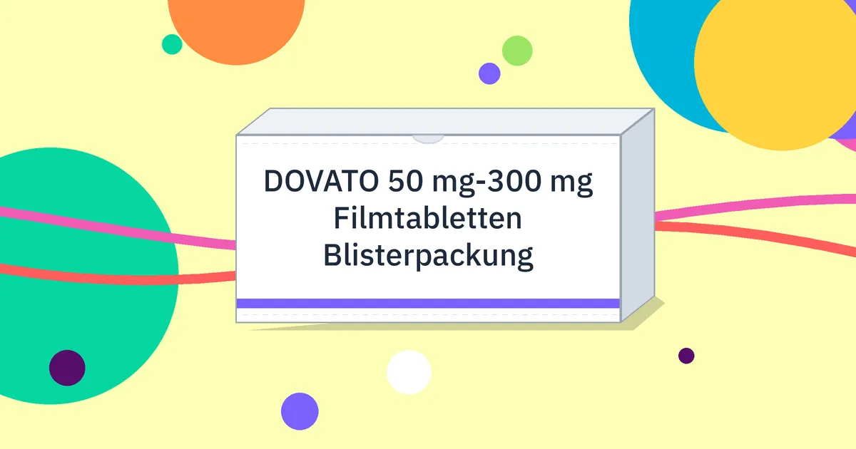 Symbolbild: Packung mit der Aufschrift DOVATO 50 mg-300 mg Filmtabletten Blisterpackung (PZN 18786840) – Verfügbarkeit und Bezug in Apotheken in Frankfurt am Main
