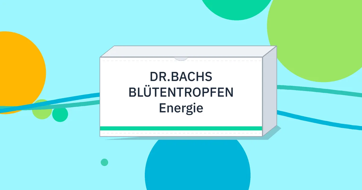 Symbolbild: Packung mit der Aufschrift DR.BACHS BLÜTENTROPFEN Energie (PZN 17193865) – Verfügbarkeit und Bezug in Apotheken in Frankfurt am Main
