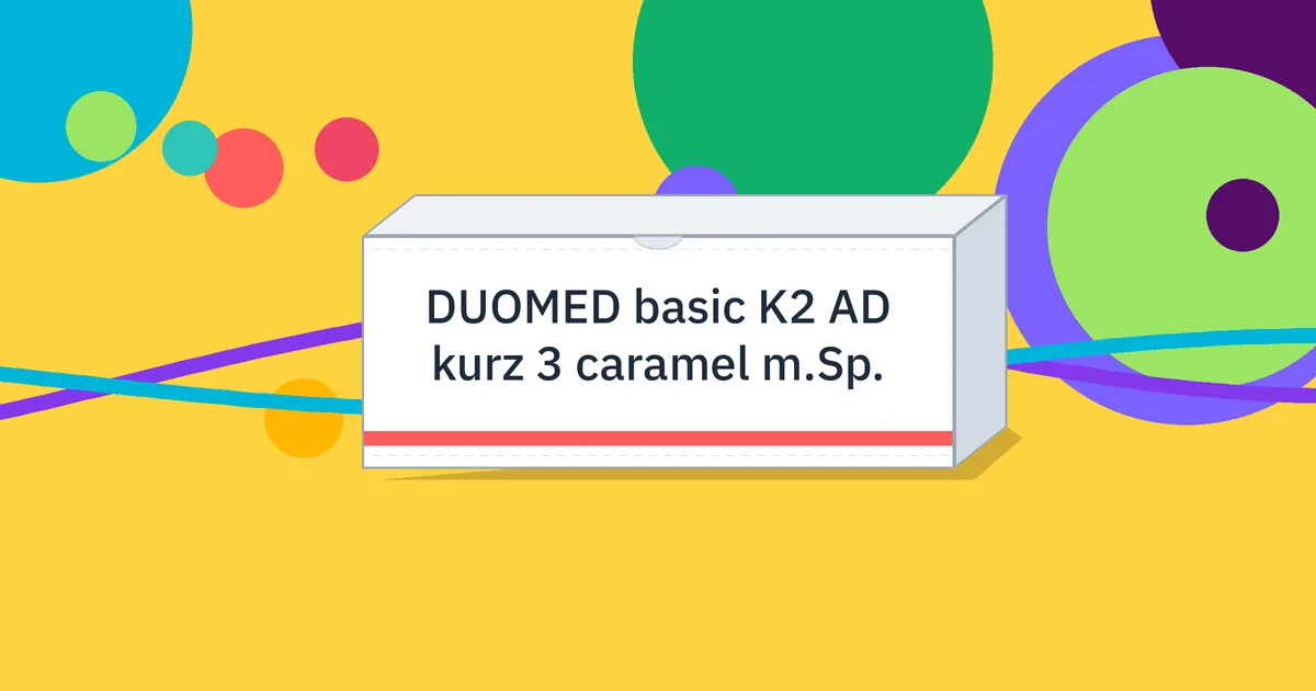 Symbolbild: Packung mit der Aufschrift DUOMED basic K2 AD kurz 3 caramel m.Sp. (PZN 20907392) – Verfügbarkeit und Bezug in Apotheken in Frankfurt am Main