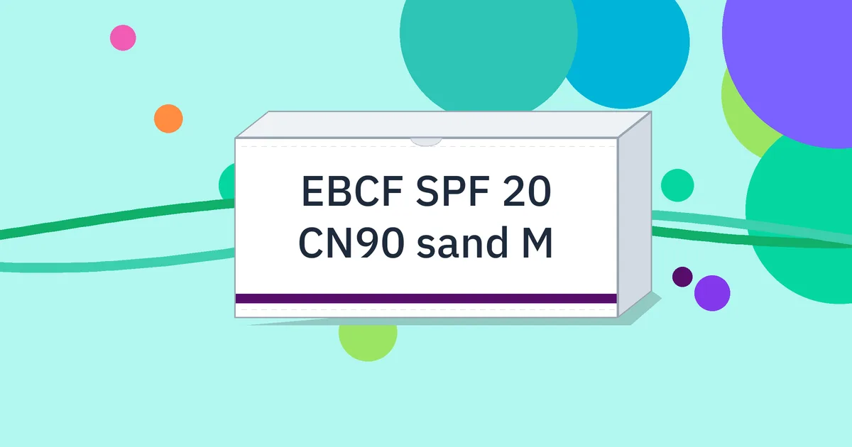 Symbolbild: Packung mit der Aufschrift EBCF SPF 20 CN90 sand M (PZN 18895084) – Verfügbarkeit und Bezug in Apotheken in Frankfurt am Main
