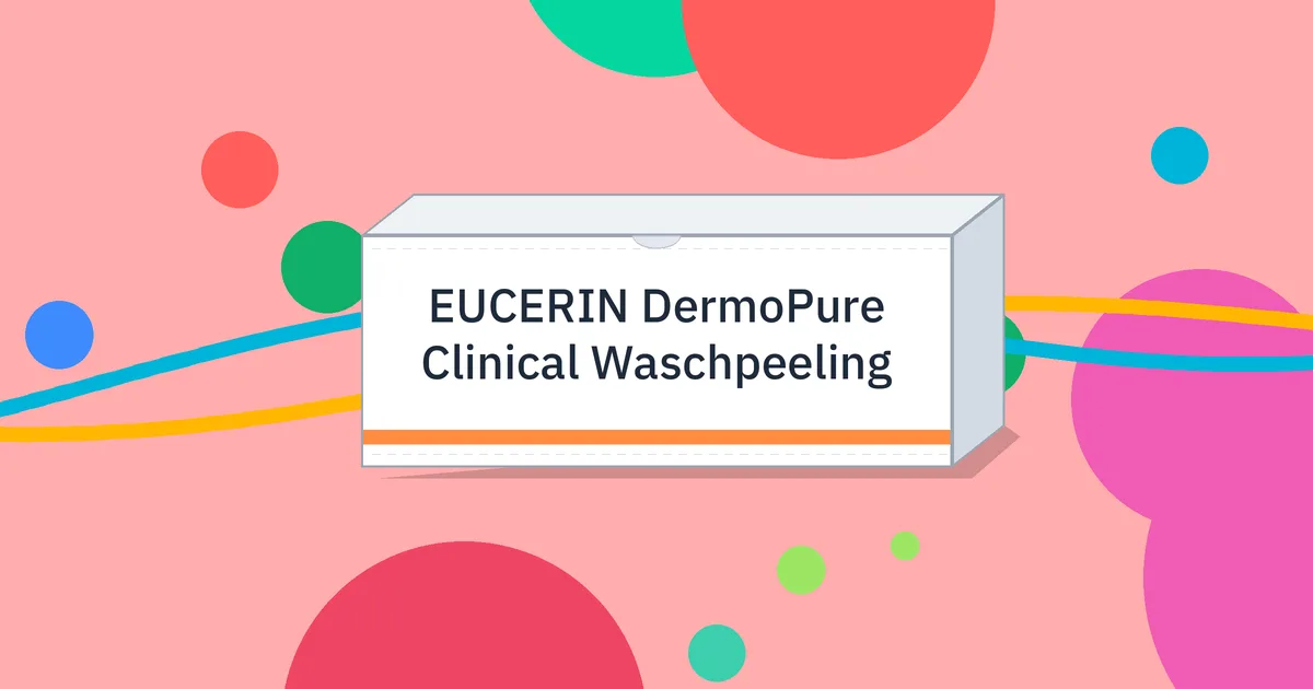 Symbolbild: Packung mit der Aufschrift EUCERIN DermoPure Clinical Waschpeeling (PZN 19729873) – Verfügbarkeit und Bezug in Apotheken in Frankfurt am Main