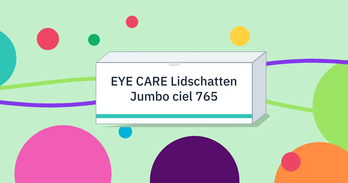 Symbolbild: Packung mit der Aufschrift EYE CARE Lidschatten Jumbo ciel 765 (PZN 11058422) – Verfügbarkeit und Bezug in Apotheken in Frankfurt am Main