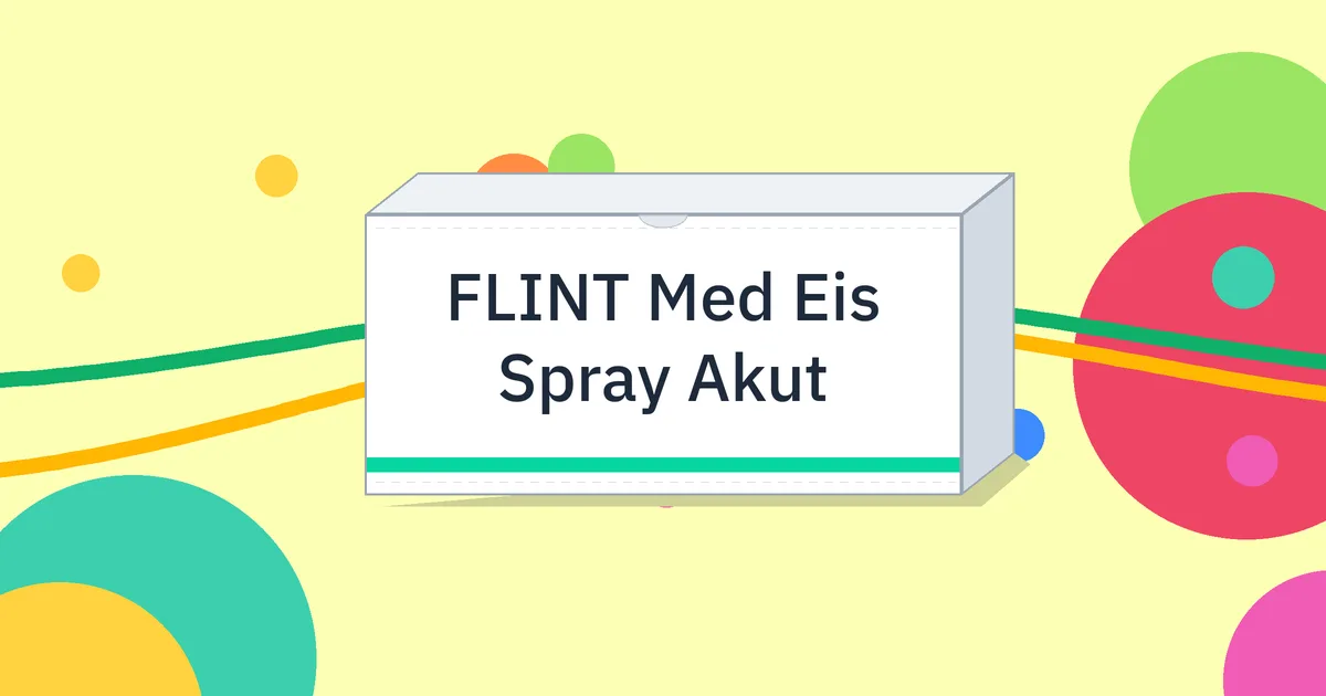 Symbolbild: Packung mit der Aufschrift FLINT Med Eis Spray Akut (PZN 19517125) – Verfügbarkeit und Bezug in Apotheken in Frankfurt am Main