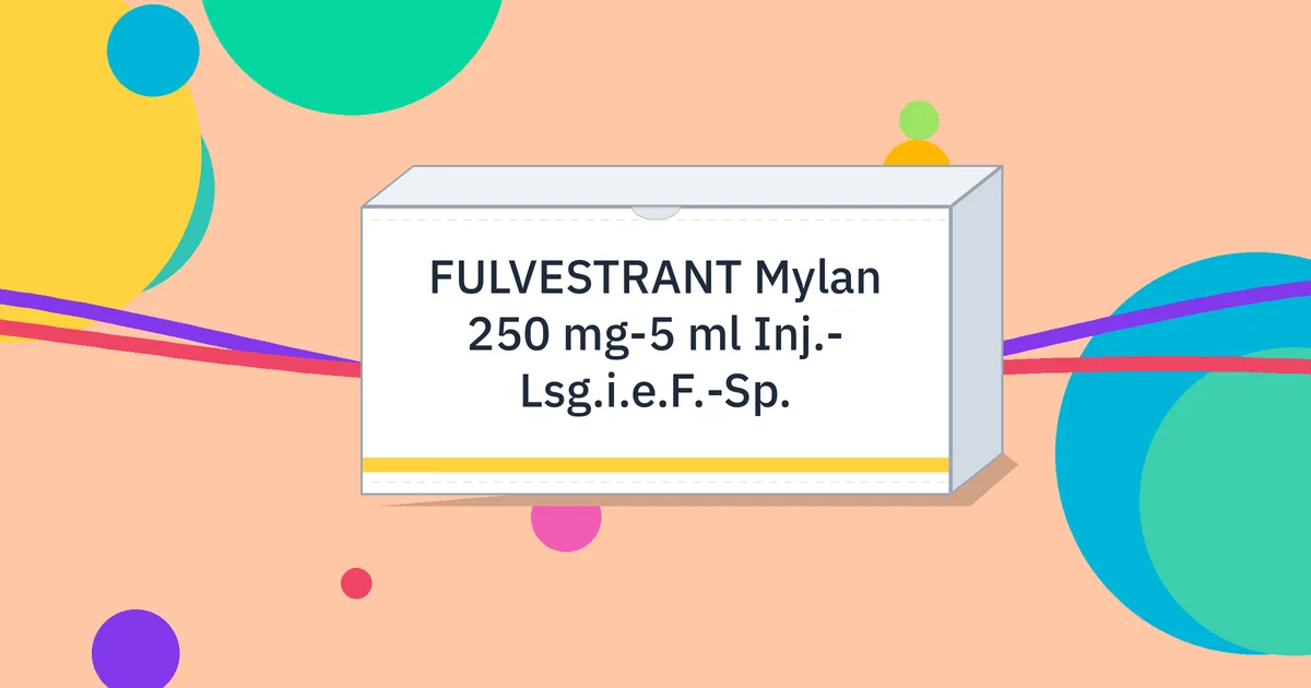 Symbolbild: Packung mit der Aufschrift FULVESTRANT Mylan 250 mg-5 ml Inj.-Lsg.i.e.F.-Sp. (PZN 16791742) – Verfügbarkeit und Bezug in Apotheken in Frankfurt am Main