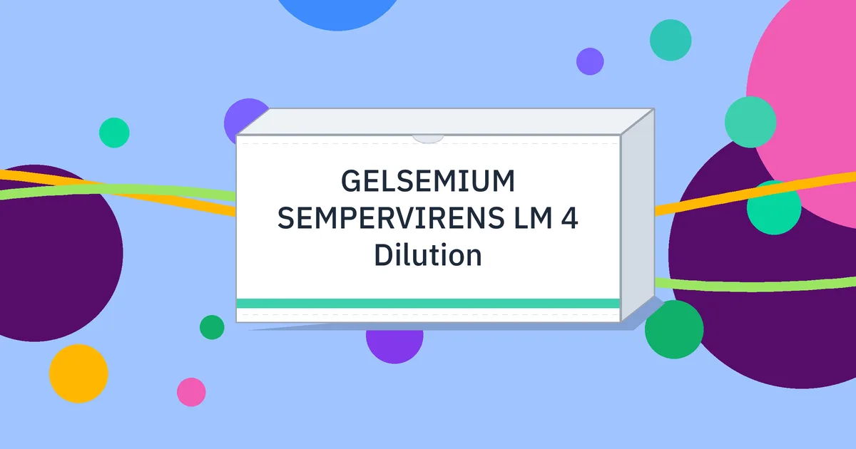 Symbolbild: Packung mit der Aufschrift GELSEMIUM SEMPERVIRENS LM 4 Dilution (PZN 12875666) – Verfügbarkeit und Bezug in Apotheken in Frankfurt am Main