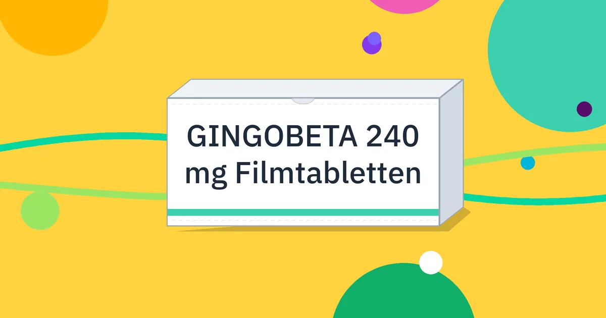 Symbolbild: Packung mit der Aufschrift GINGOBETA 240 mg Filmtabletten (PZN 12461717) – Verfügbarkeit und Bezug in Apotheken in Frankfurt am Main