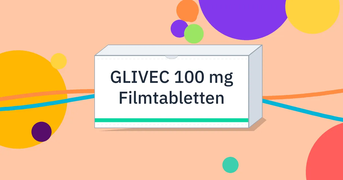 Symbolbild: Packung mit der Aufschrift GLIVEC 100 mg Filmtabletten (PZN 15786644) – Verfügbarkeit und Bezug in Apotheken in Frankfurt am Main