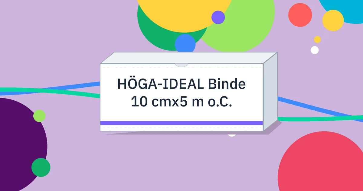 Symbolbild: Packung mit der Aufschrift HÖGA-IDEAL Binde 10 cmx5 m o.C. (PZN 01309751) – Verfügbarkeit und Bezug in Apotheken in Frankfurt am Main