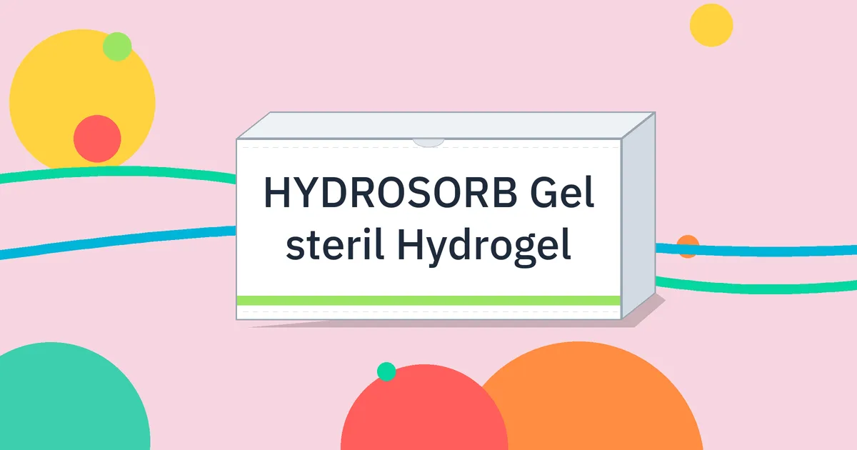 Symbolbild: Packung mit der Aufschrift HYDROSORB Gel steril Hydrogel (PZN 16596302) – Verfügbarkeit und Bezug in Apotheken in Frankfurt am Main