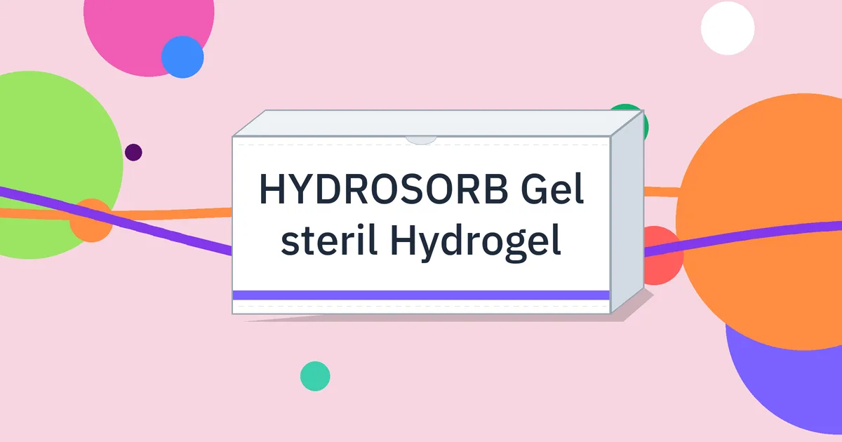 Symbolbild: Packung mit der Aufschrift HYDROSORB Gel steril Hydrogel (PZN 18127882) – Verfügbarkeit und Bezug in Apotheken in Frankfurt am Main