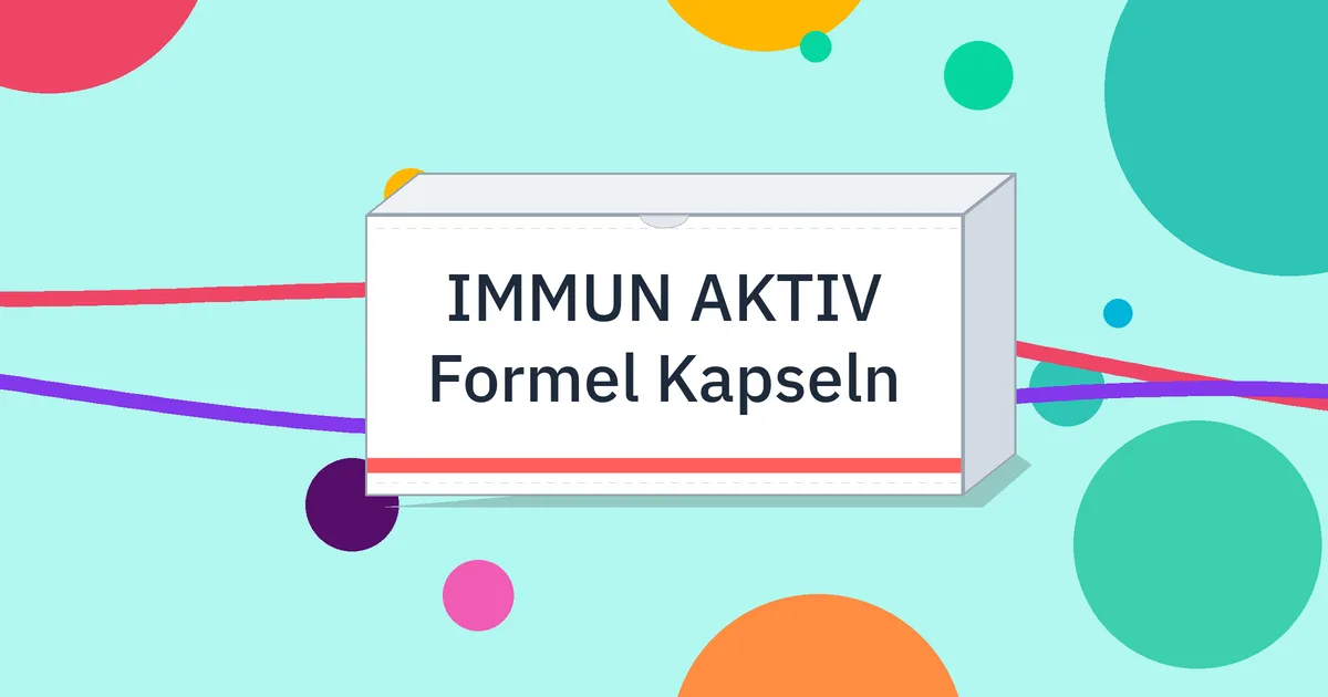 Symbolbild: Packung mit der Aufschrift IMMUN AKTIV Formel Kapseln (PZN 18666484) – Verfügbarkeit und Bezug in Apotheken in Frankfurt am Main