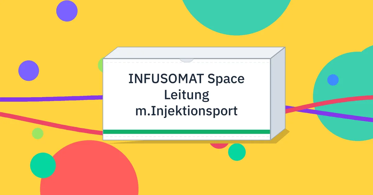 Symbolbild: Packung mit der Aufschrift INFUSOMAT Space Leitung m.Injektionsport (PZN 06100263) – Verfügbarkeit und Bezug in Apotheken in Frankfurt am Main