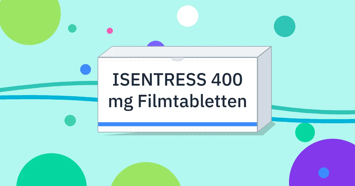Symbolbild: Packung mit der Aufschrift ISENTRESS 400 mg Filmtabletten (PZN 19549674) – Verfügbarkeit und Bezug in Apotheken in Frankfurt am Main