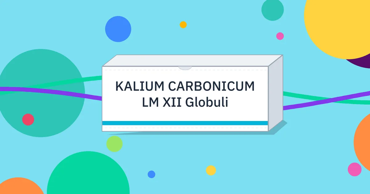 Symbolbild: Packung mit der Aufschrift KALIUM CARBONICUM LM XII Globuli (PZN 02678054) – Verfügbarkeit und Bezug in Apotheken in Frankfurt am Main