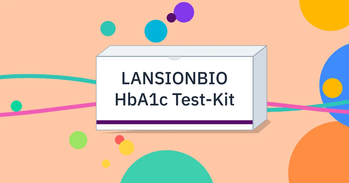 Symbolbild: Packung mit der Aufschrift LANSIONBIO HbA1c Test-Kit (PZN 20131804) – Verfügbarkeit und Bezug in Apotheken in Frankfurt am Main