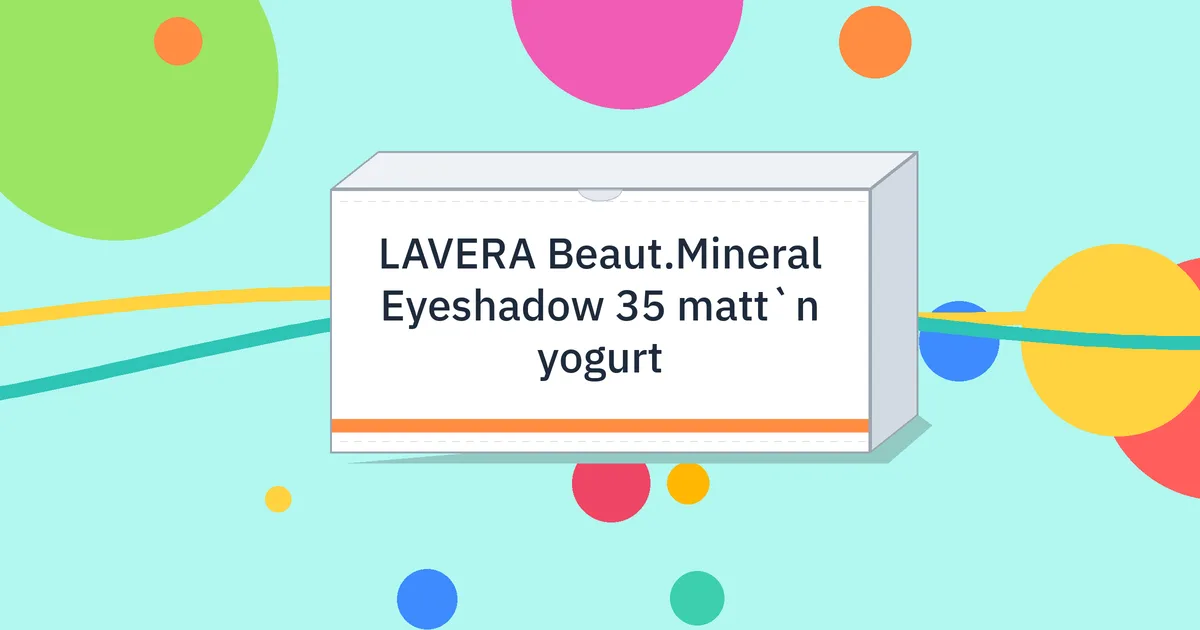 Symbolbild: Packung mit der Aufschrift LAVERA Beaut.Mineral Eyeshadow 35 matt`n yogurt (PZN 14024990) – Verfügbarkeit und Bezug in Apotheken in Frankfurt am Main