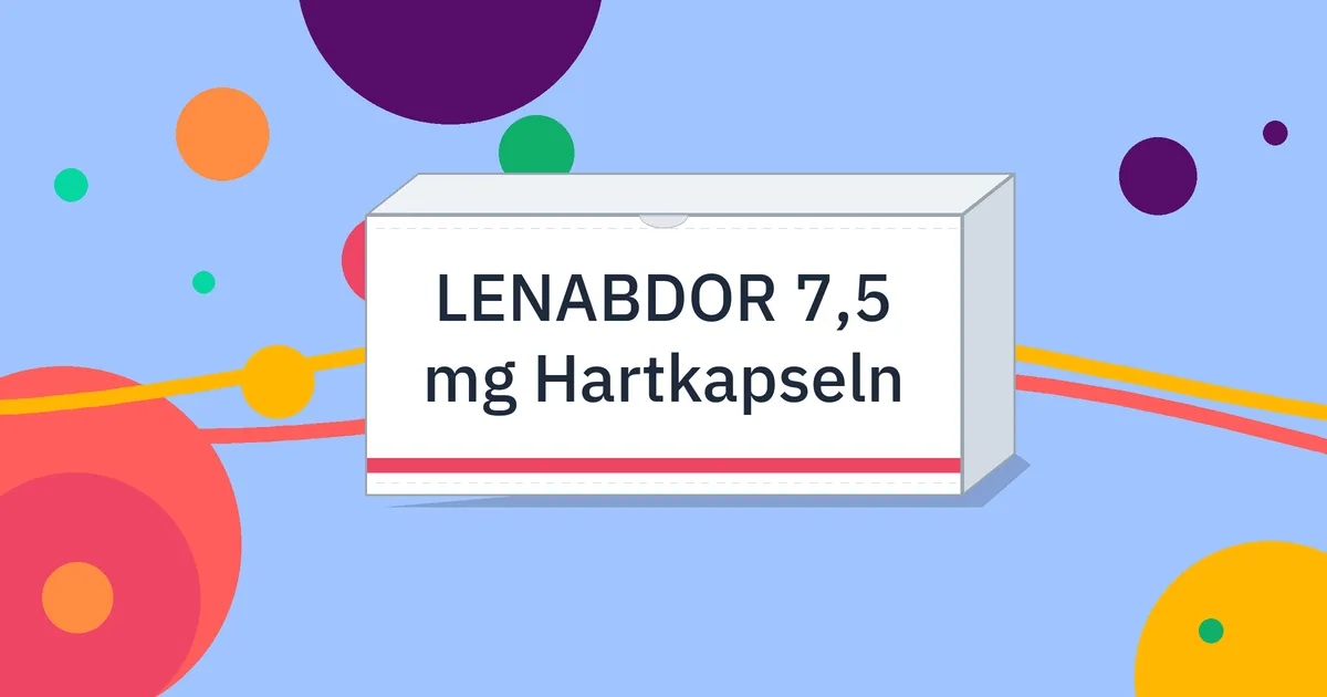 Symbolbild: Packung mit der Aufschrift LENABDOR 7,5 mg Hartkapseln (PZN 17934310) – Verfügbarkeit und Bezug in Apotheken in Frankfurt am Main