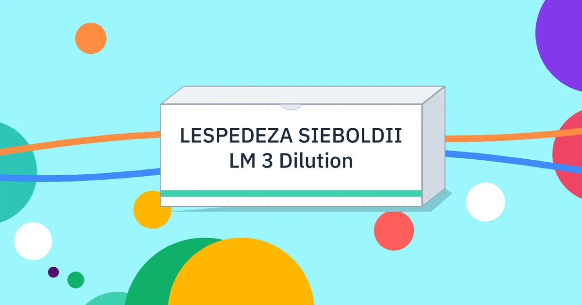 Symbolbild: Packung mit der Aufschrift LESPEDEZA SIEBOLDII LM 3 Dilution (PZN 13527660) – Verfügbarkeit und Bezug in Apotheken in Frankfurt am Main