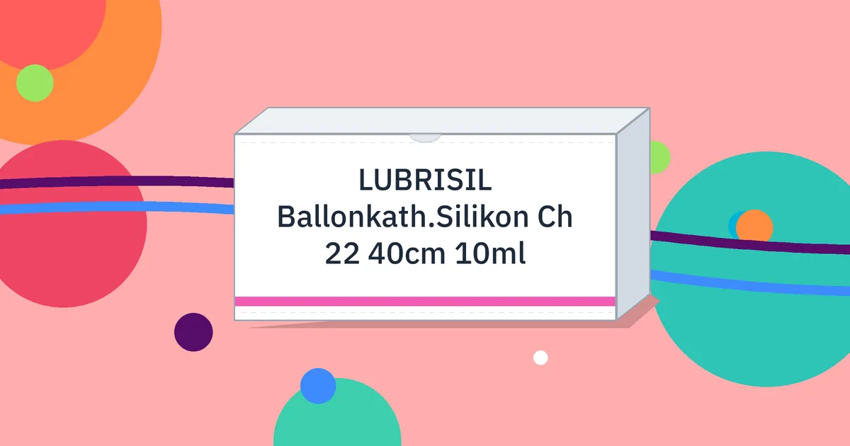 Symbolbild: Packung mit der Aufschrift LUBRISIL Ballonkath.Silikon Ch 22 40cm 10ml (PZN 06901460) – Verfügbarkeit und Bezug in Apotheken in Frankfurt am Main
