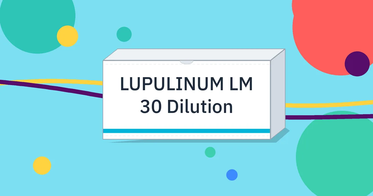 Symbolbild: Packung mit der Aufschrift LUPULINUM LM 30 Dilution (PZN 13536860) – Verfügbarkeit und Bezug in Apotheken in Frankfurt am Main