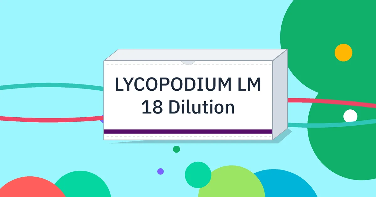 Symbolbild: Packung mit der Aufschrift LYCOPODIUM LM 18 Dilution (PZN 02602708) – Verfügbarkeit und Bezug in Apotheken in Frankfurt am Main