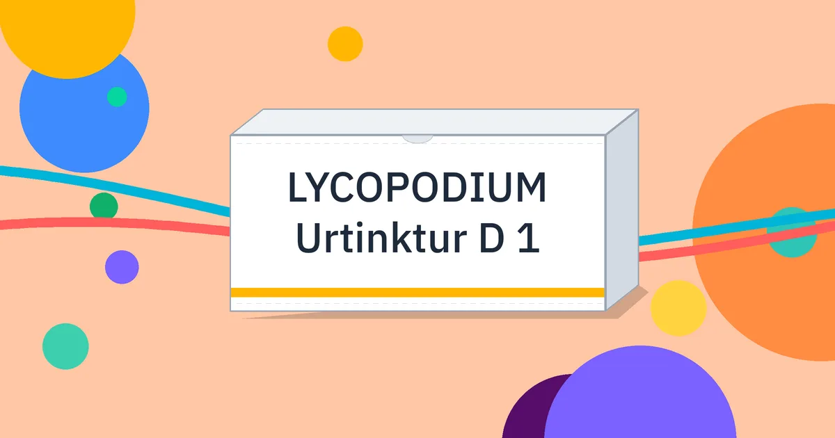 Symbolbild: Packung mit der Aufschrift LYCOPODIUM Urtinktur D 1 (PZN 02118415) – Verfügbarkeit und Bezug in Apotheken in Frankfurt am Main