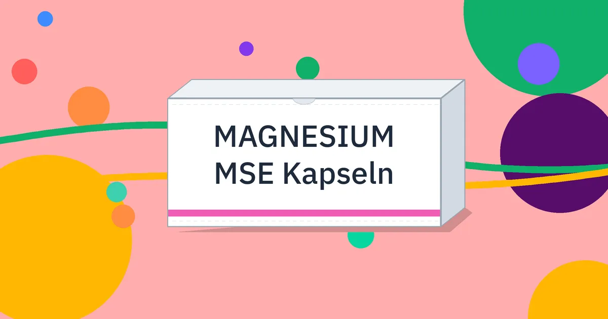 Symbolbild: Packung mit der Aufschrift MAGNESIUM MSE Kapseln (PZN 05565540) – Verfügbarkeit und Bezug in Apotheken in Frankfurt am Main