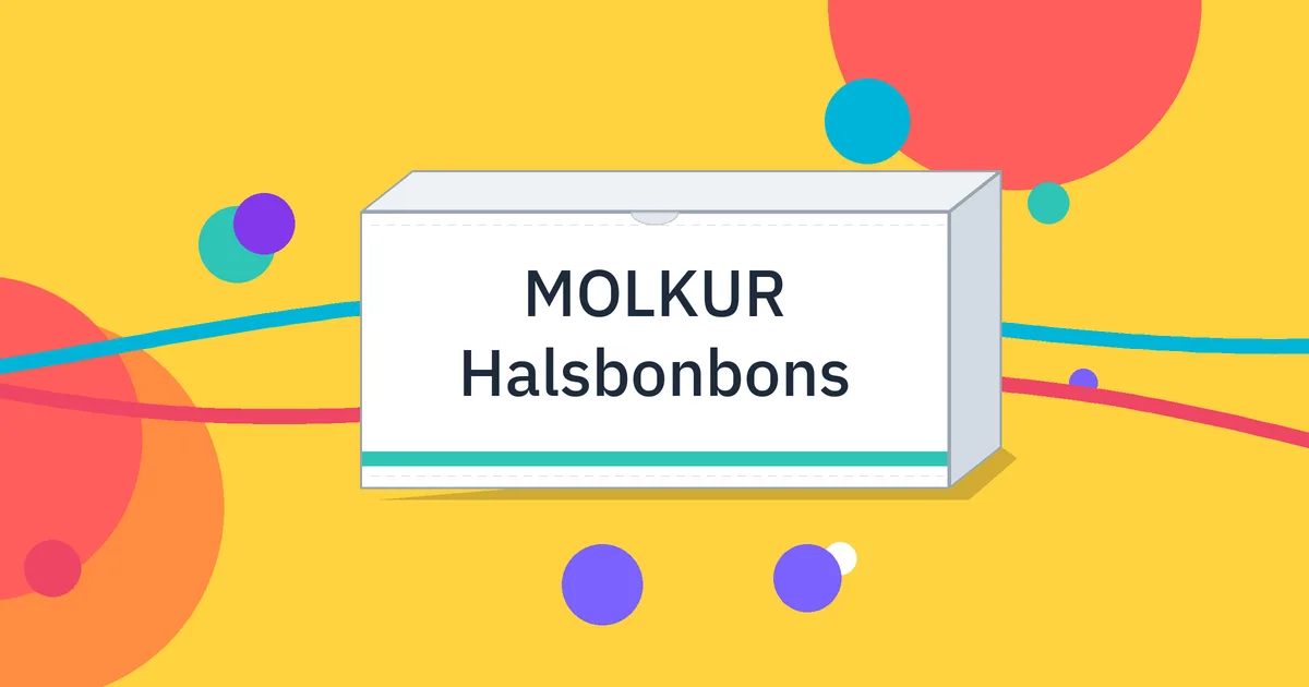 Symbolbild: Packung mit der Aufschrift MOLKUR Halsbonbons (PZN 06583095) – Verfügbarkeit und Bezug in Apotheken in Frankfurt am Main